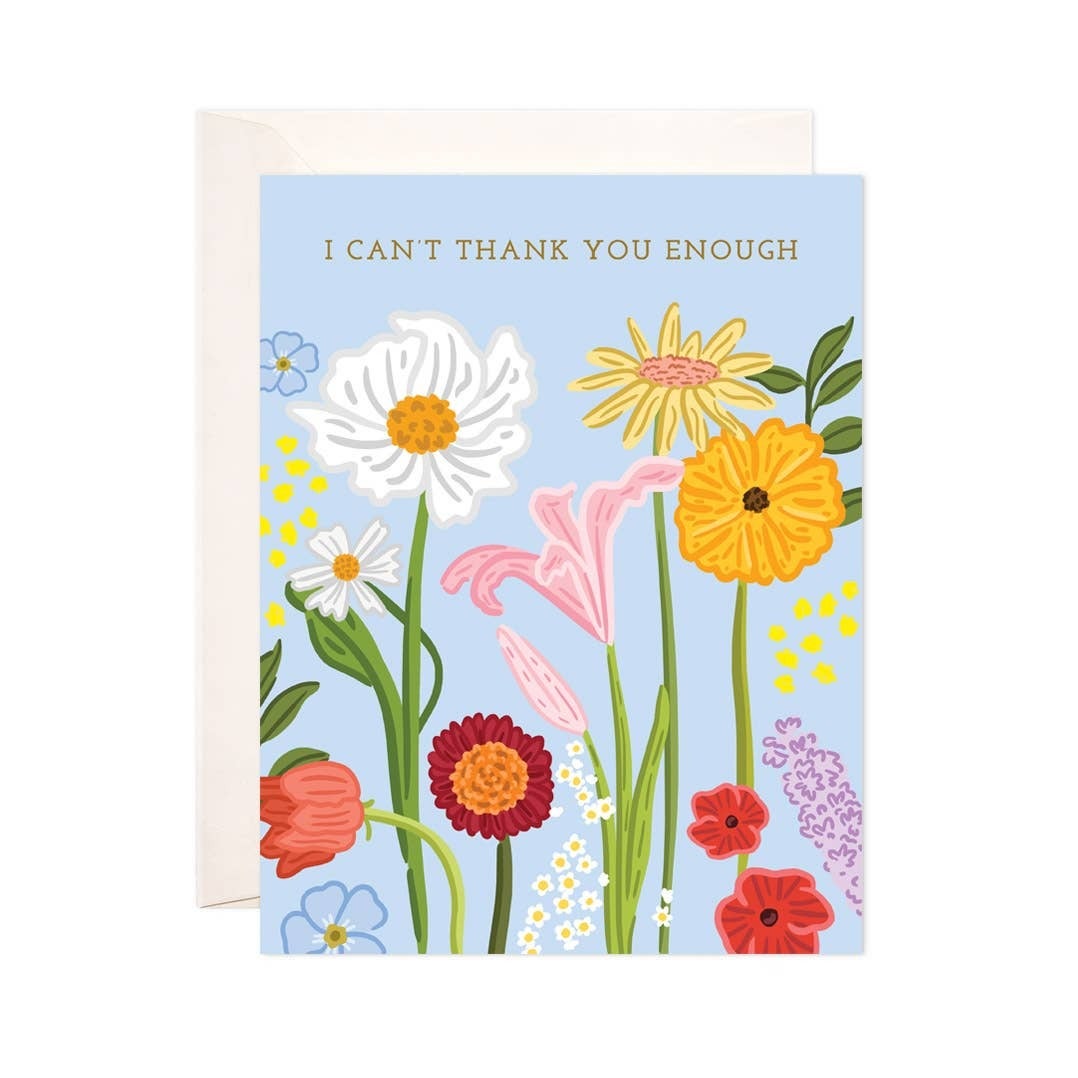 Thank You Enough Greeting Card - Thank You Card | sweetbaygifts.com